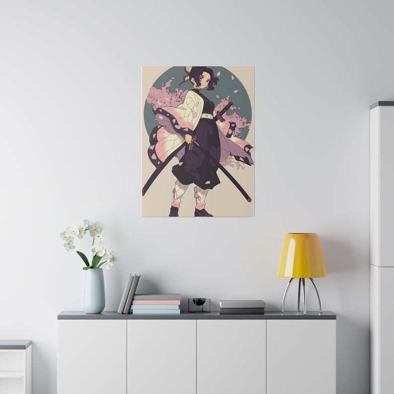 Kanae Kocho Flower Hashira Canvas Art Demon Slayer Inspired Wall Decor ...