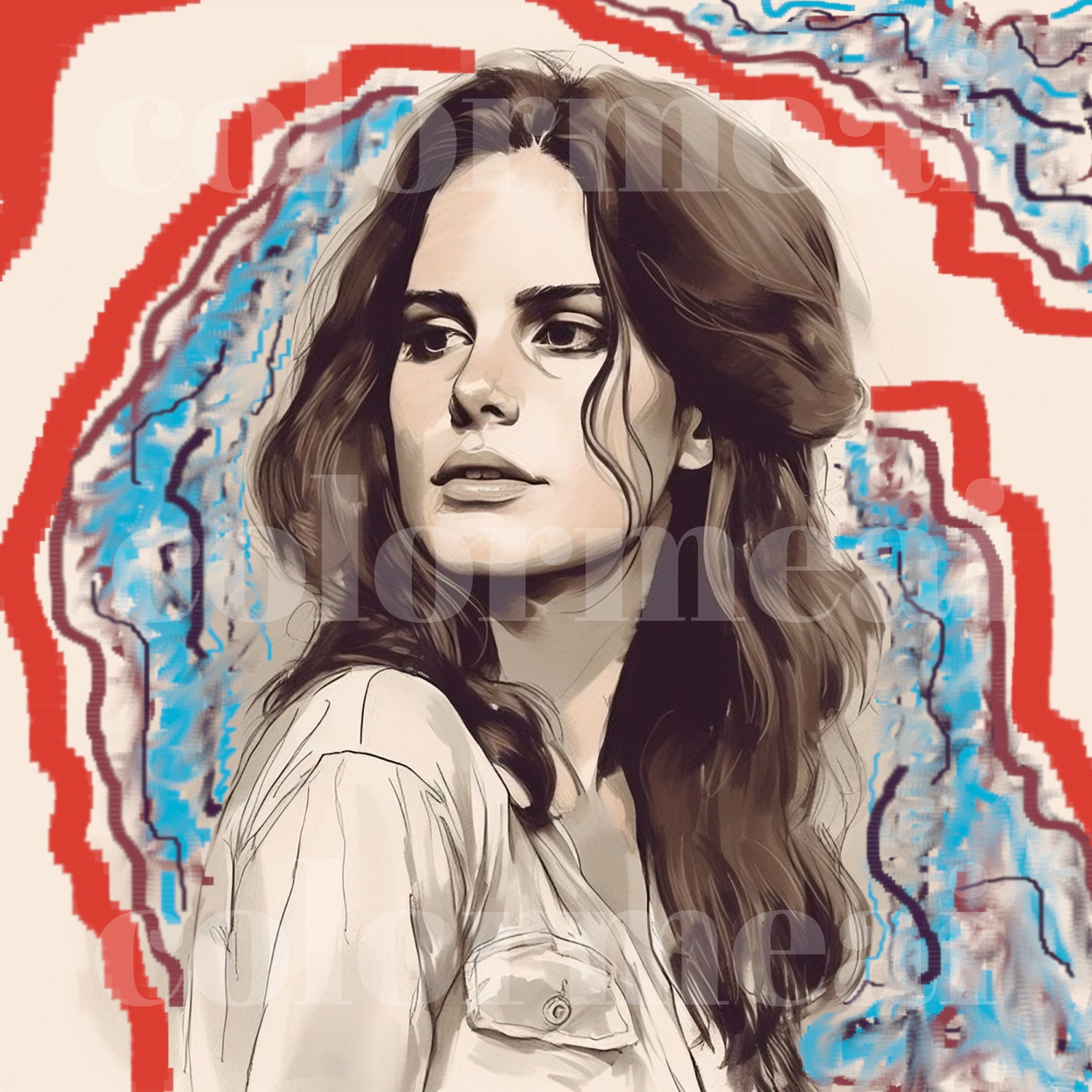 Lana Del Rey Poster Lana Del Rey Print Lana Del Rey Art Lana Del Rey ...