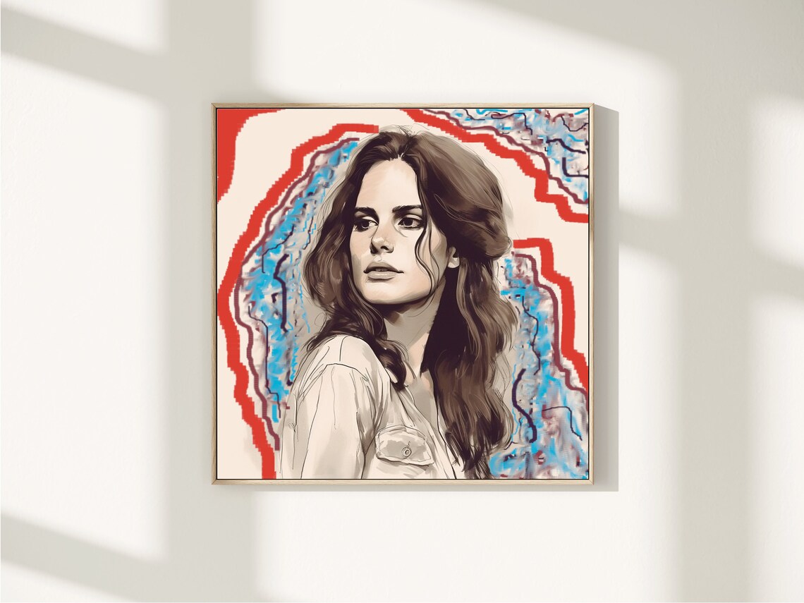 Lana Del Rey Poster Lana Del Rey Print Lana Del Rey Art Lana - Etsy