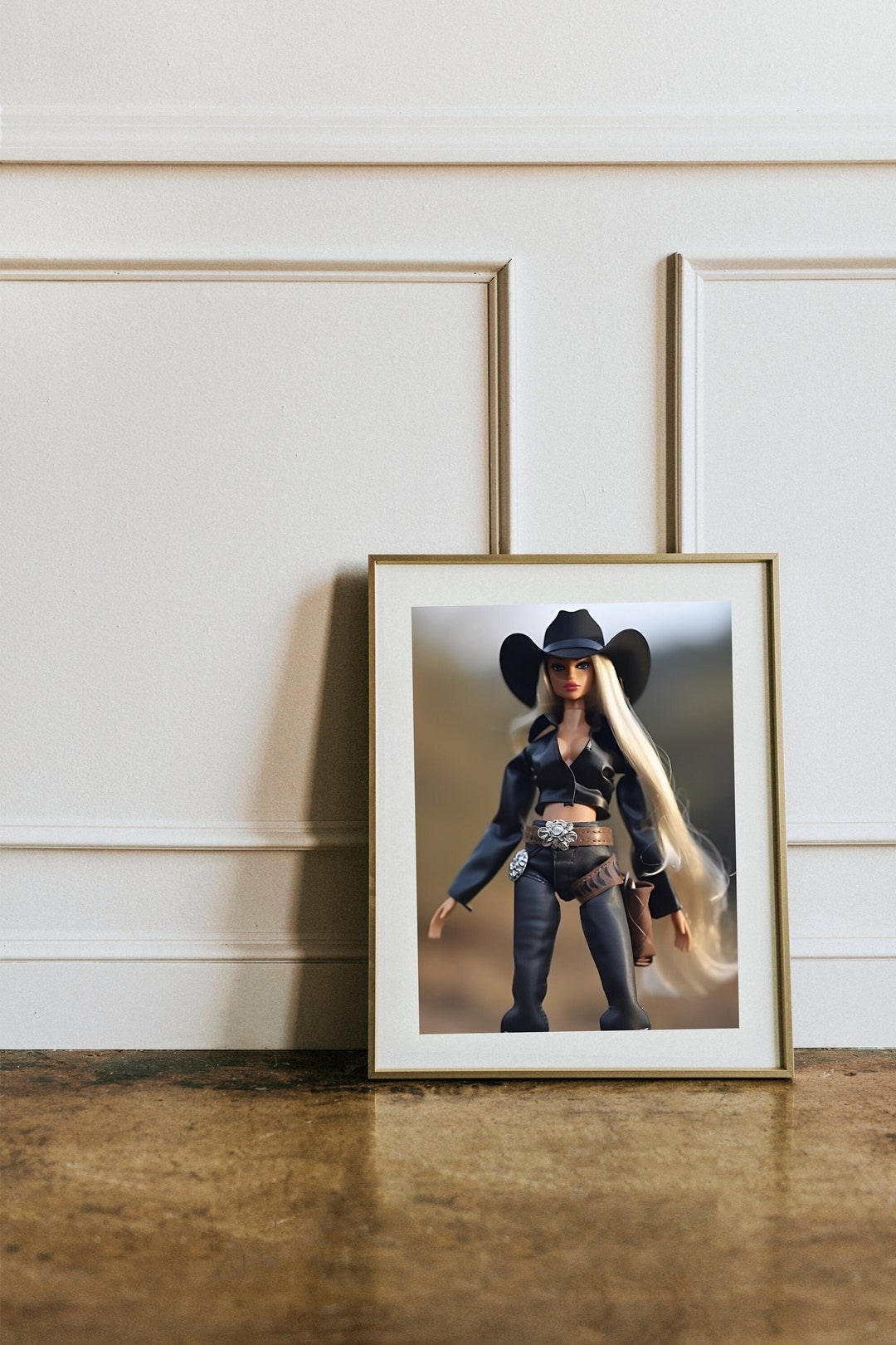 Fun Cowgirl Art Print of Cowgirl Western Chic Decor of Cowgirl Print ...