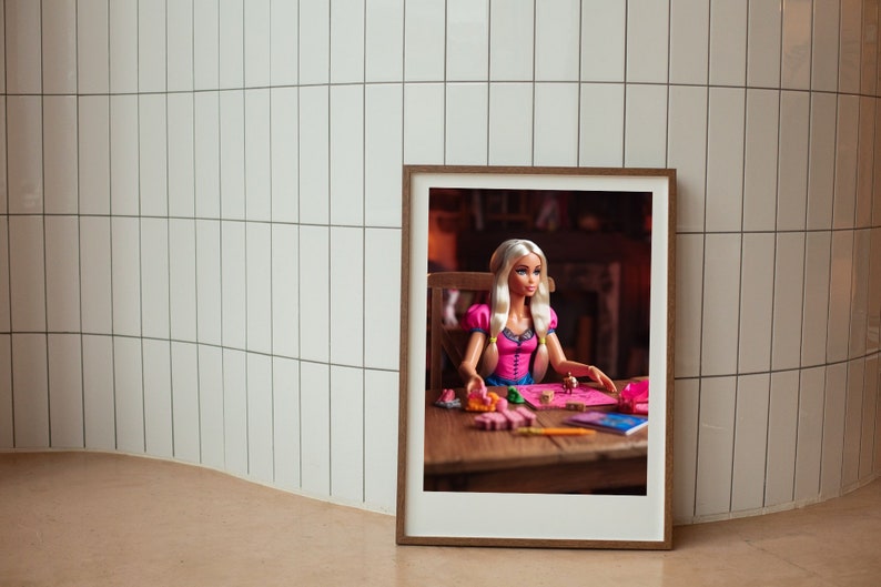 DND Female Mini Poster: Doll DND Board Game Art (digital Download) - Etsy