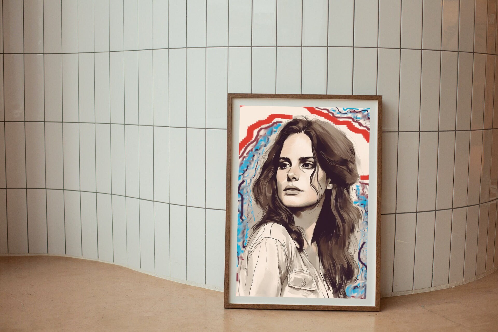 Lana Del Rey Poster Lana Del Rey Print Lana Del Rey Art Lana Del Rey ...