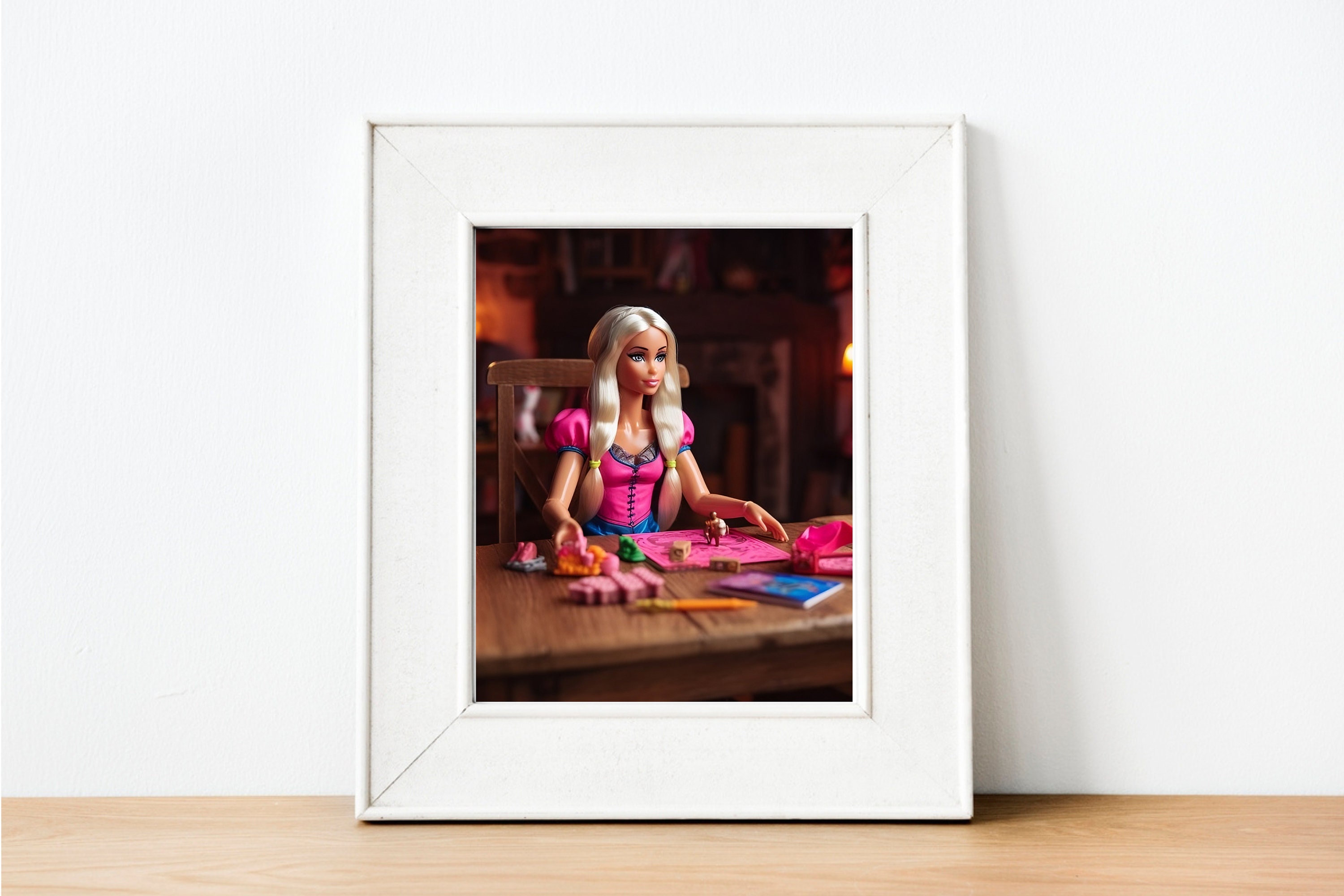 DND Female Mini Poster: Doll DND Board Game Art (digital Download) - Etsy