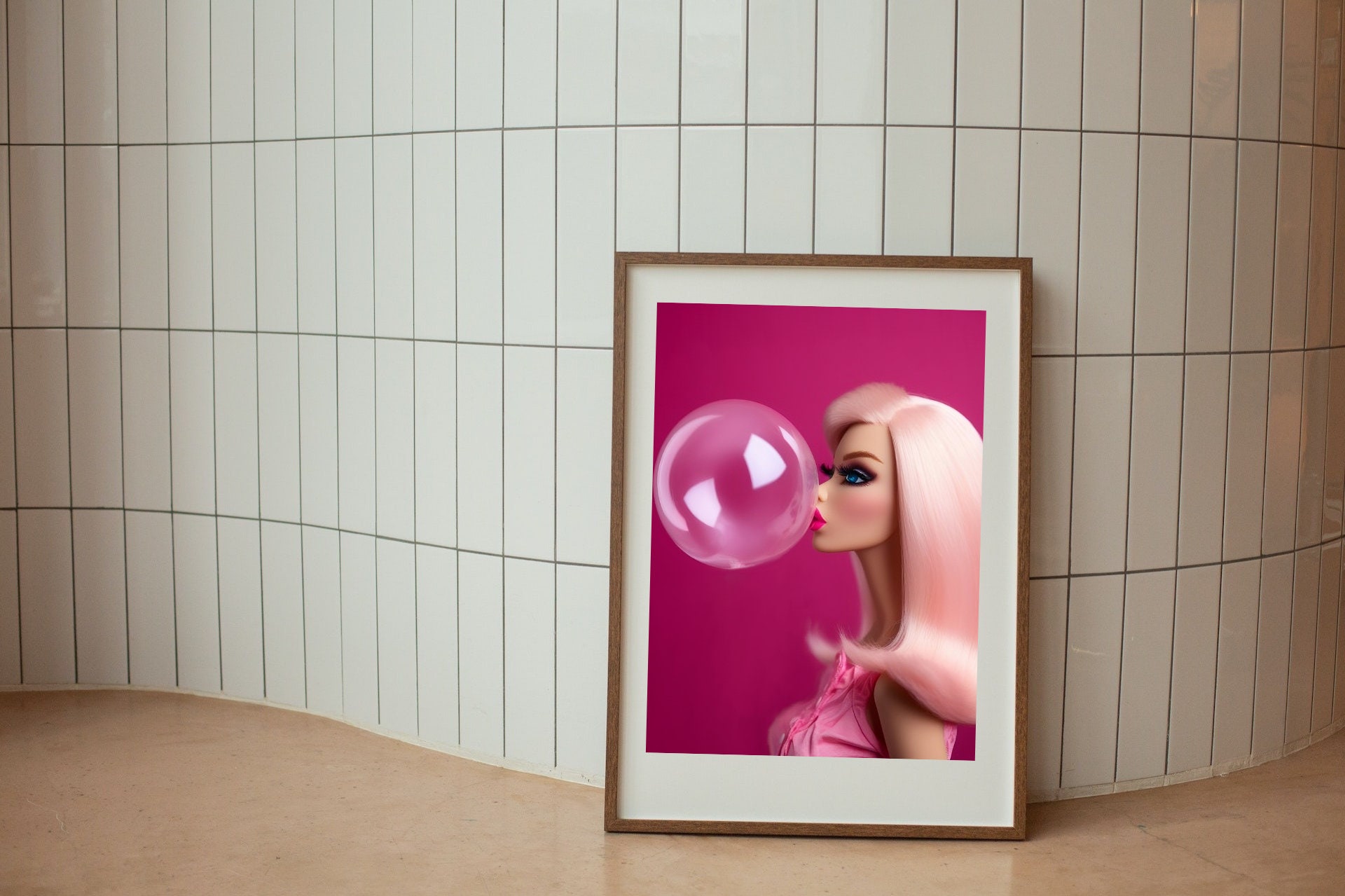 Pink Preppy Aesthetic Room Decor Preppy Room Decor Preppy Wall Art Pink ...