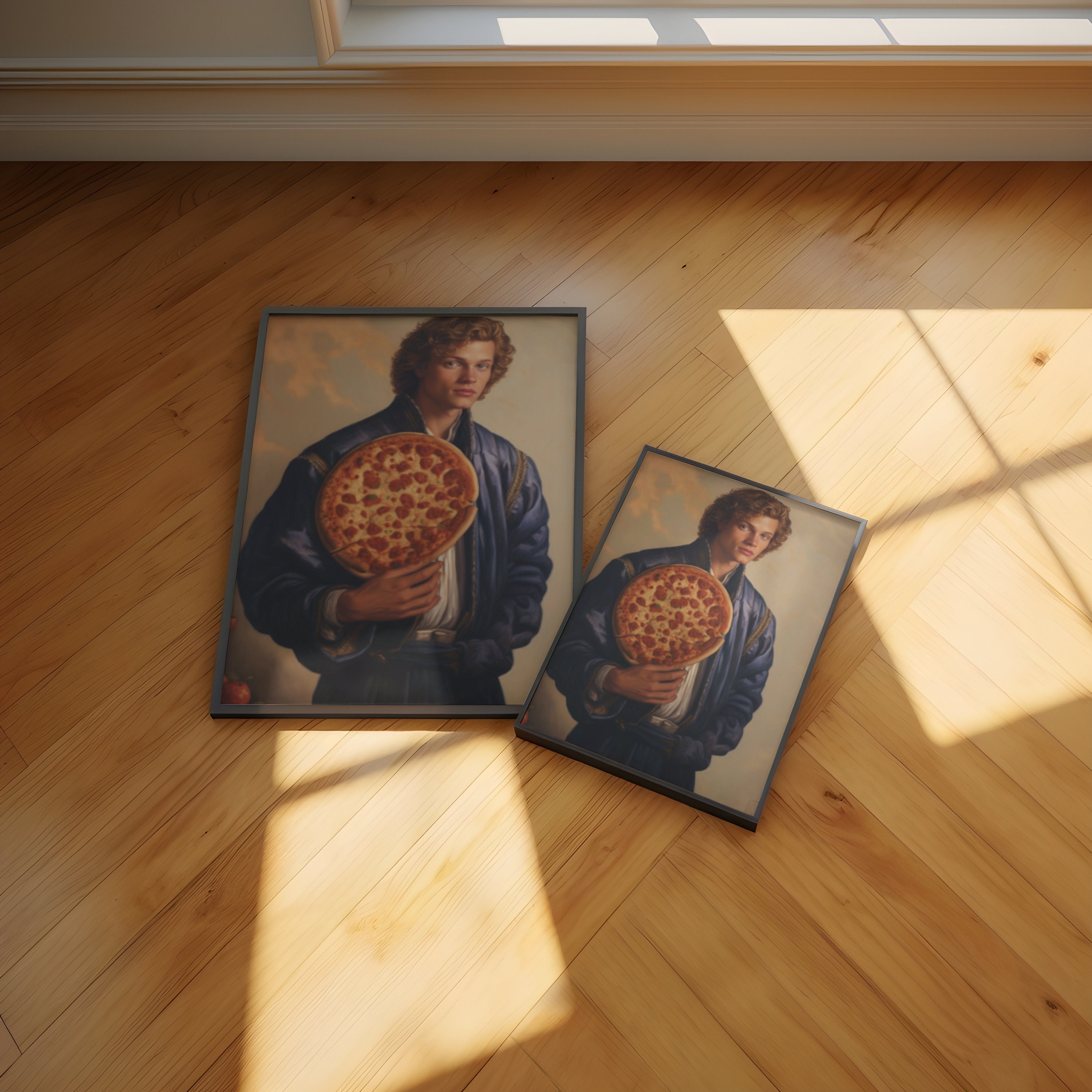 Funny Pizza Lover Wall Art for DND Bard Role Player Wall Decor for ...