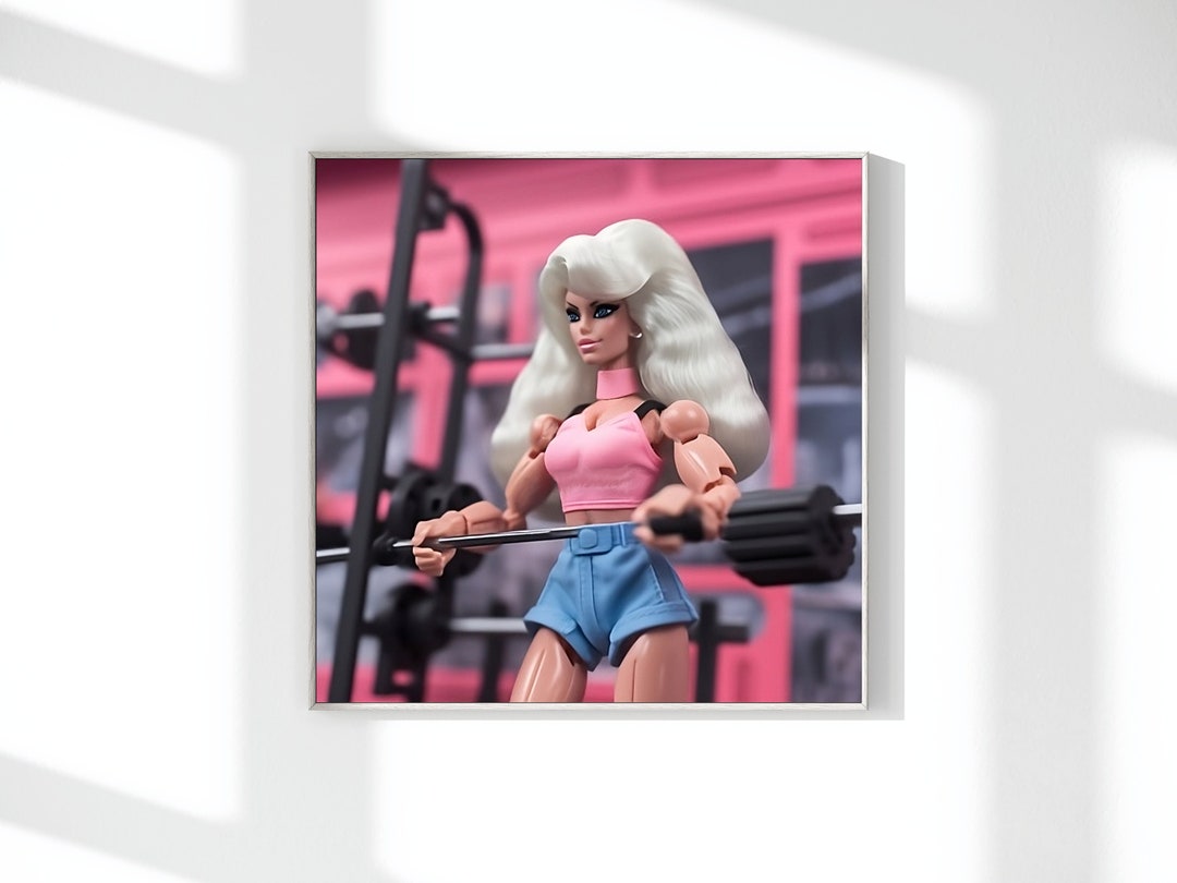 Girl Power Fitness Poster Girly Gym Sign Gym Decor Workout Decor the ...