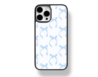 Baby Blue Bow Phone Case - Etsy
