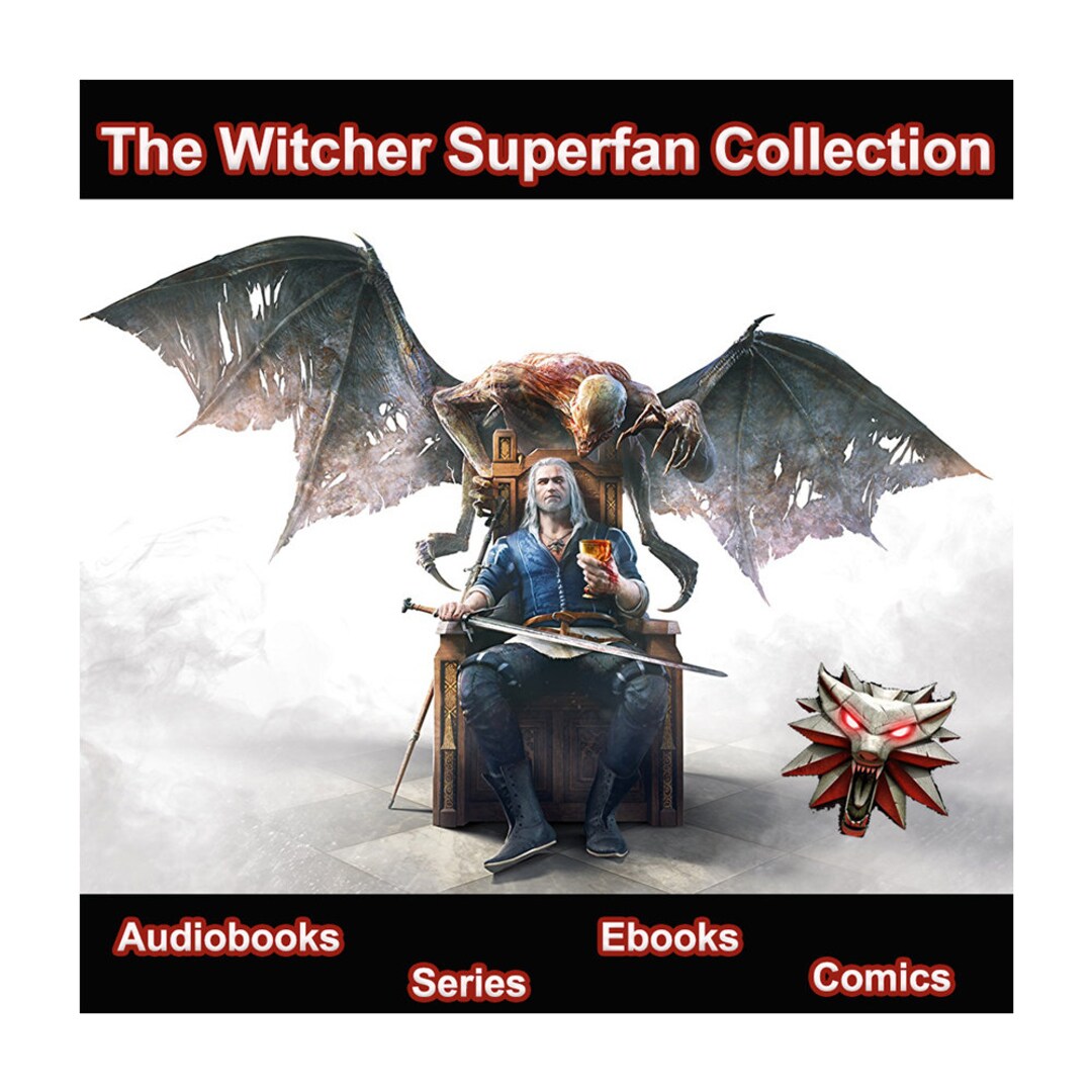 The Witcher Superfan Collection Audiobooks, Ebooks, Comcis, Series - Etsy