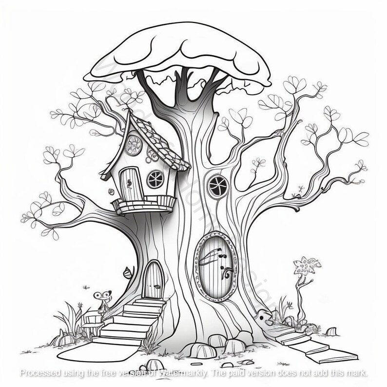 Printable Fantasy Fairy Homes Digital Table - Etsy