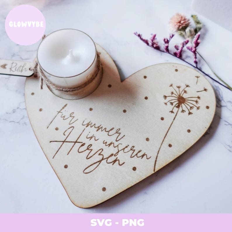 Mourning Tealight Holder Laser File, Candle Holder, Plotter File Laser ...