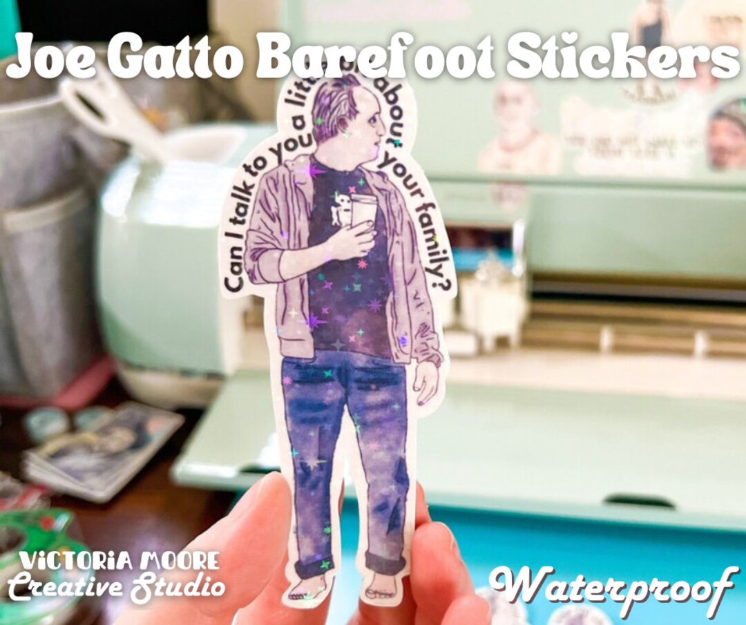 Joe Gatto Barefoot Stickers Impractical Jokers Vinyl Waterproof Sticker ...