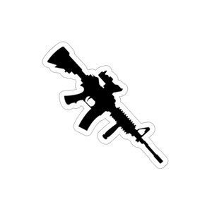 M4A1 With ACOG Die Cut Sticker - Etsy