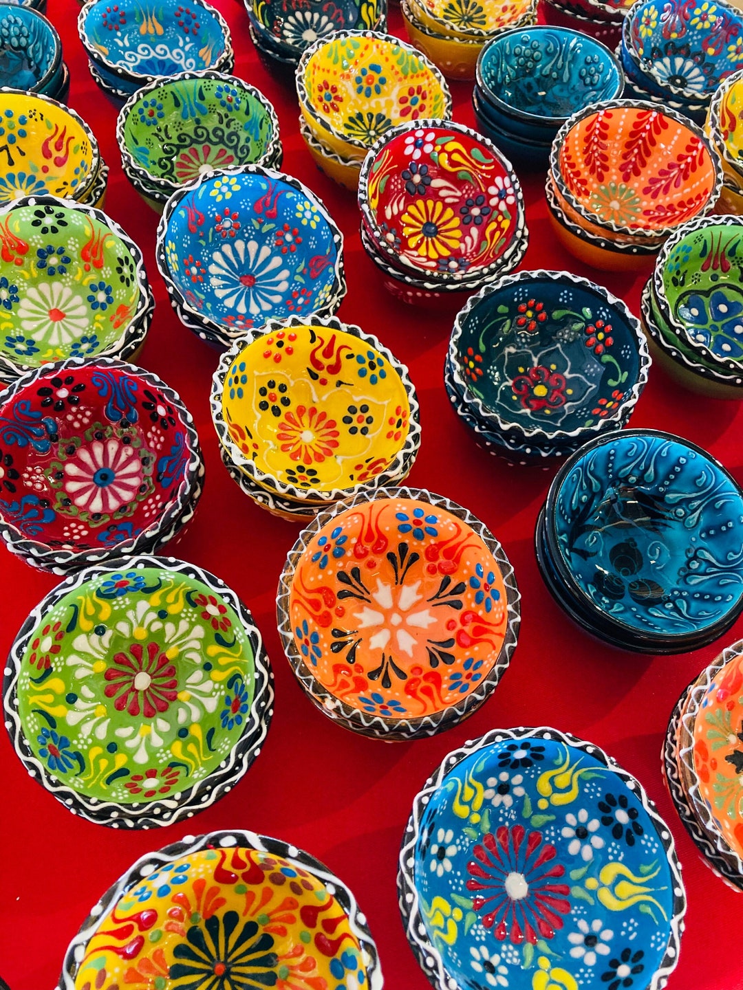 Talavera Mexican Salsa Bowls Artisan Made Ceramic - Etsy