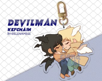 Devilman Crybaby Ryo Asuka and Akira Fudo Cupid Heart Double Acrylic ...