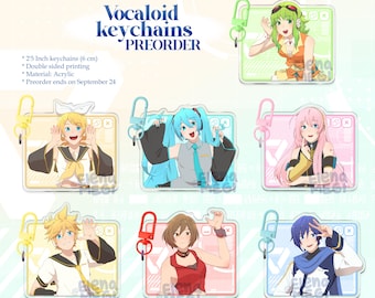 Vocaloid Keychains / Pjsekai Acrylic Charms / Hatsune Miku Megurine ...