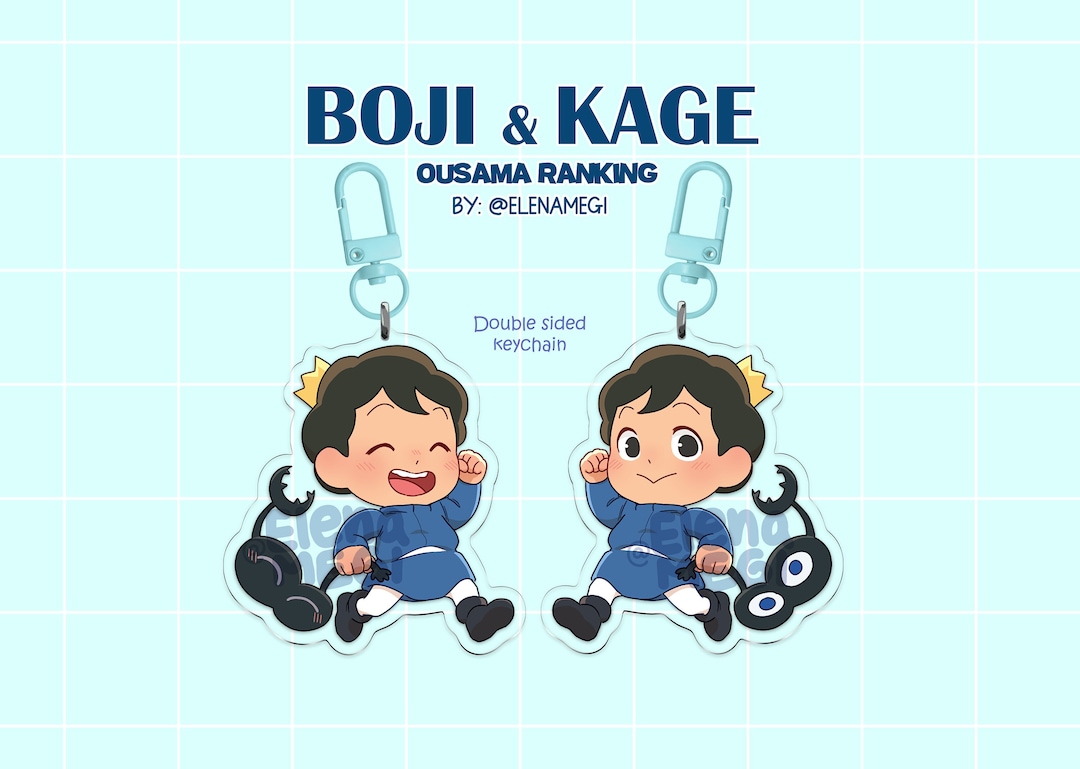 PPREORDER Boji and Kage Acrylic Keychain Ousama Ranking - Etsy