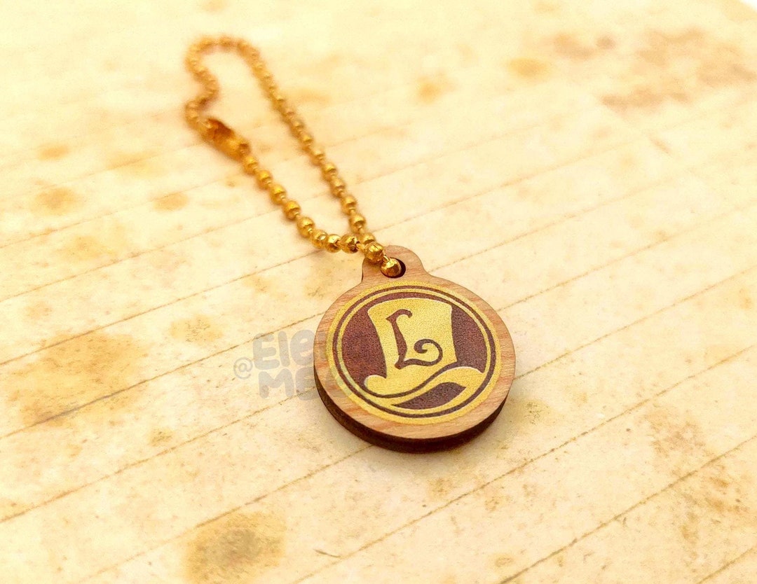 Professor Layton - Wooden Coin Charm - Etsy