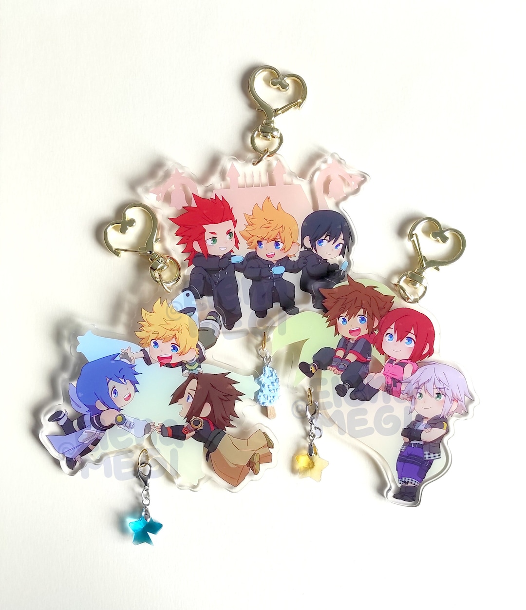 KINGDOM HEARTS - Big Acrylic Keychains - Etsy