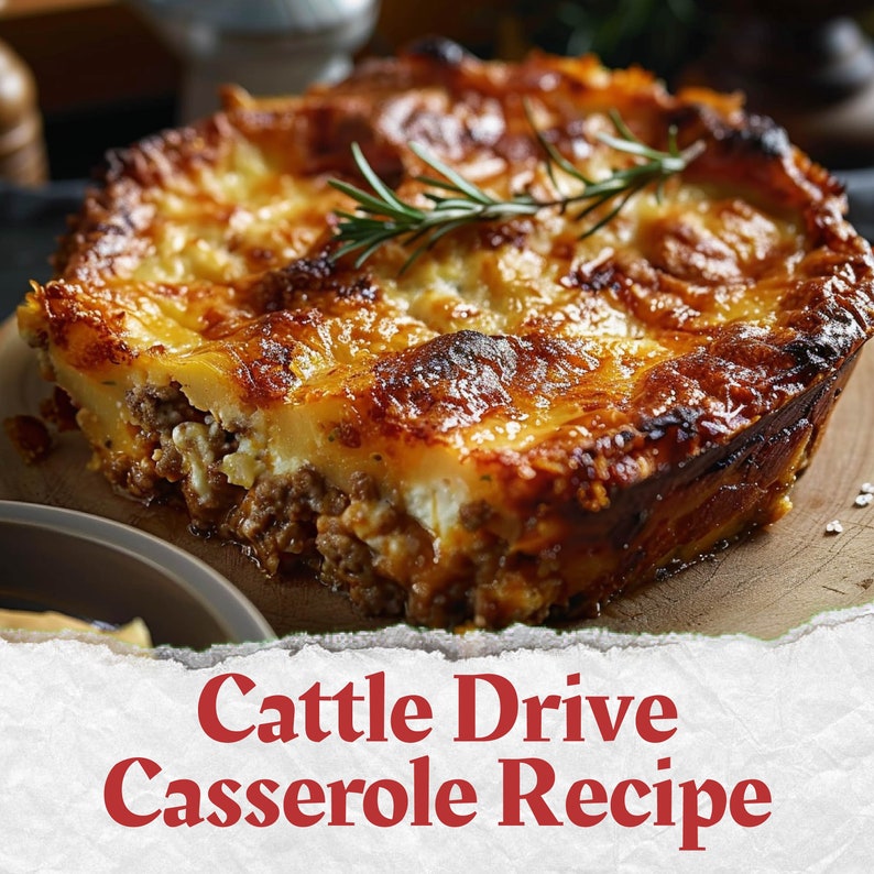 Hearty Cattle Drive Casserole | Western-style Cattle Drive Casserole ...