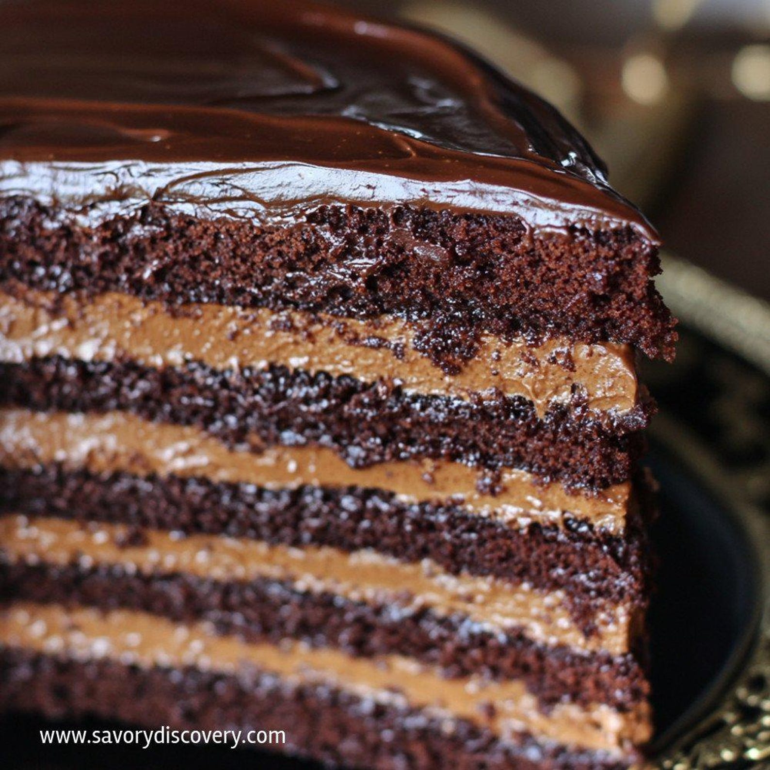 The Ultimate 24-layer Chocolate Cake Recipe – Decadent Chocolate ...