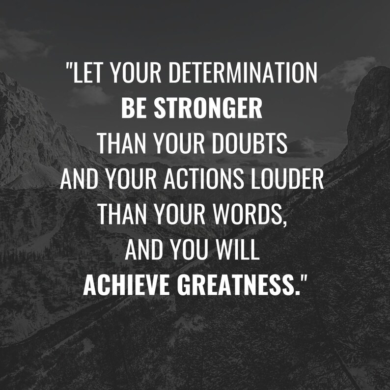 Inspirational Quote | Achieve Greatness - Etsy