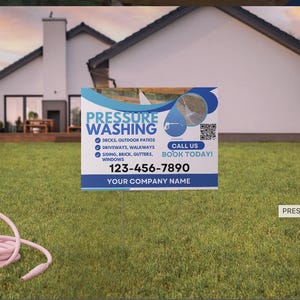 Pressure Washing Lawn Sign - Etsy