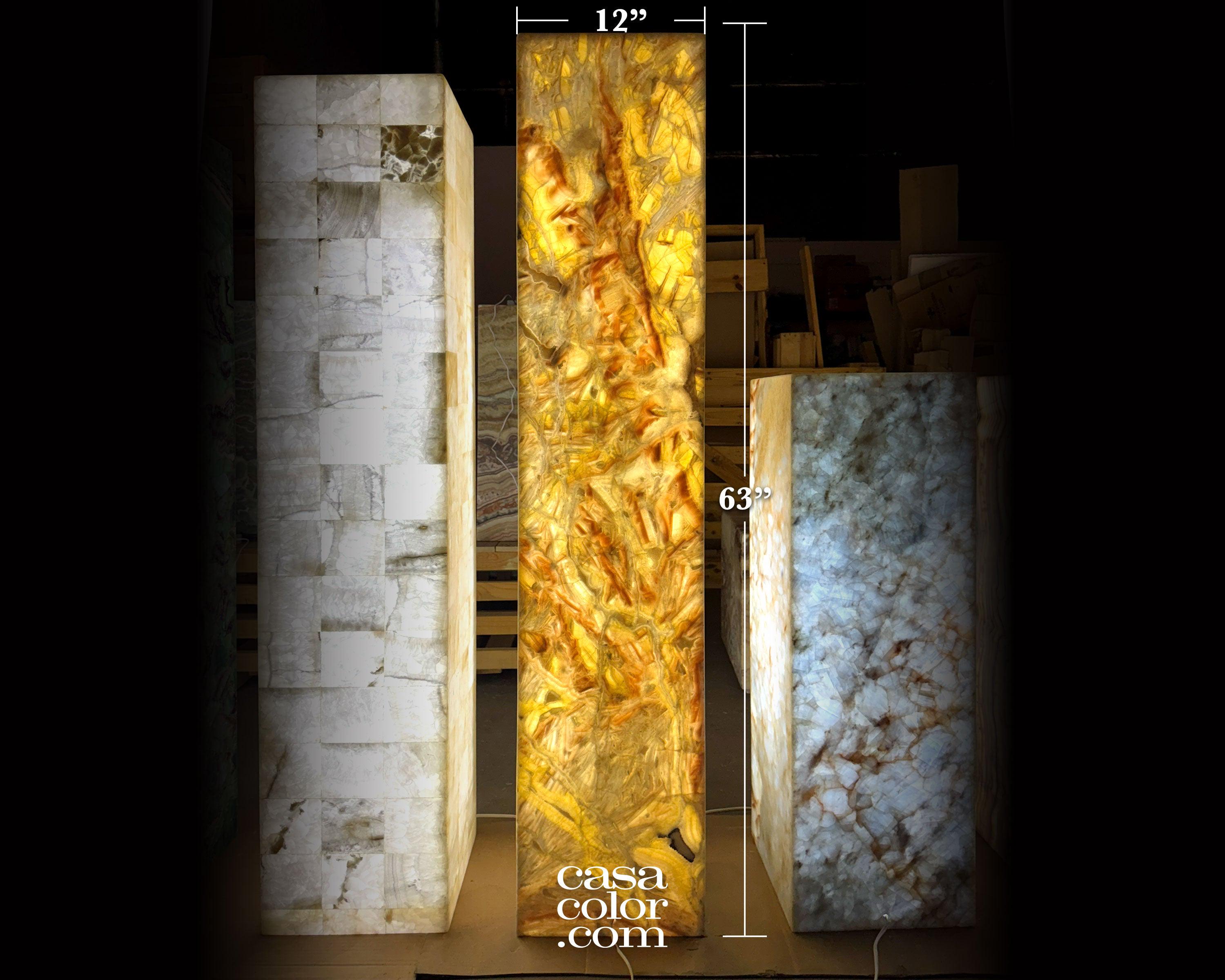 Super Tall Golden Onyx Tower 63" - Etsy