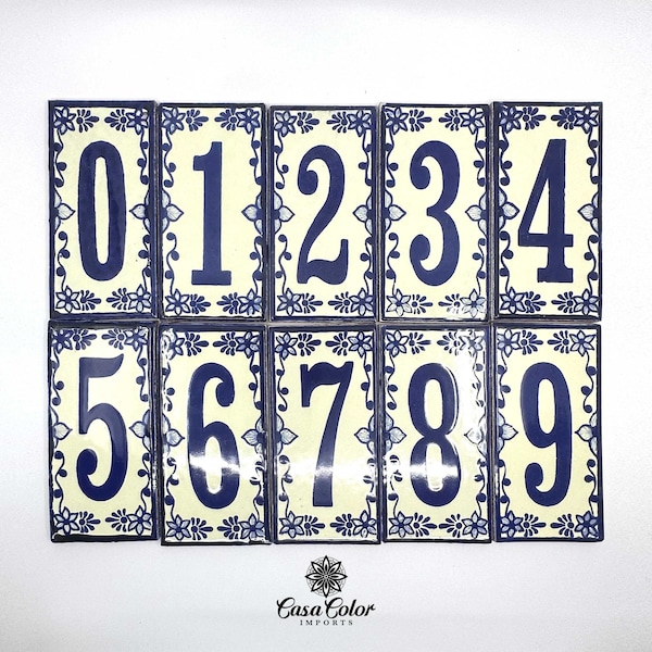 Tile House Numbers - Etsy