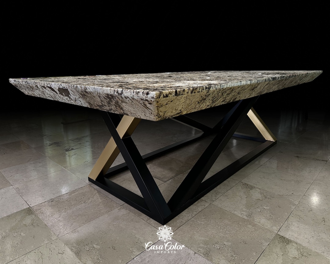 Exotic Brazilian Patagonia Quartzite Dining Table. Dining Table for 10 ...