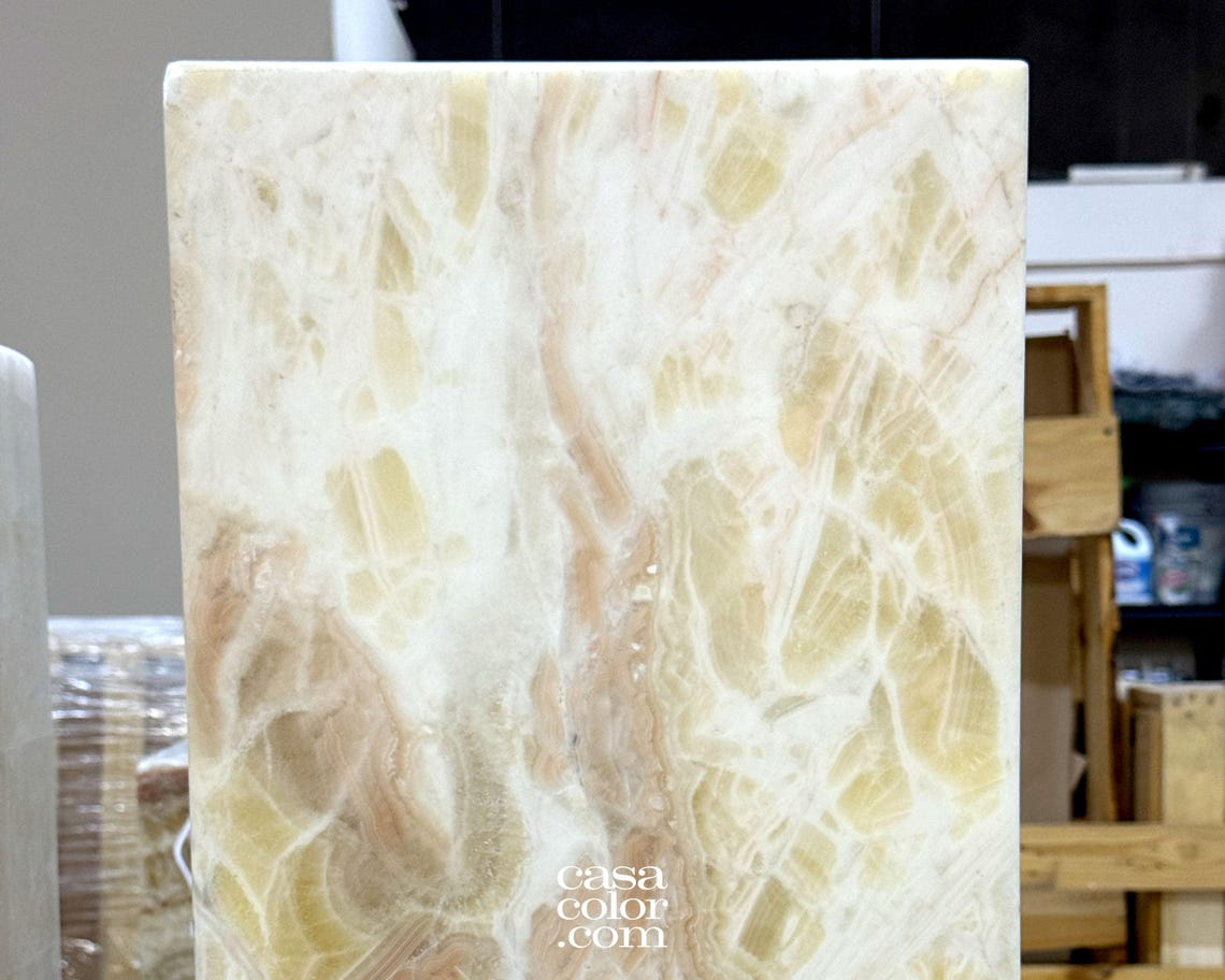 Super Tall Golden Onyx Tower 63" - Etsy