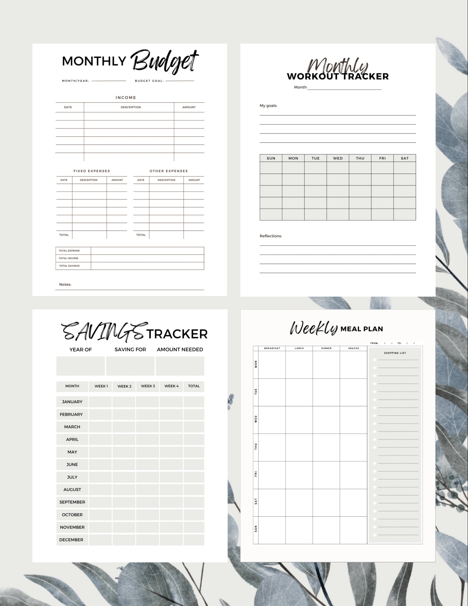 Weekly Planner Essentials Cycle 1 - Etsy