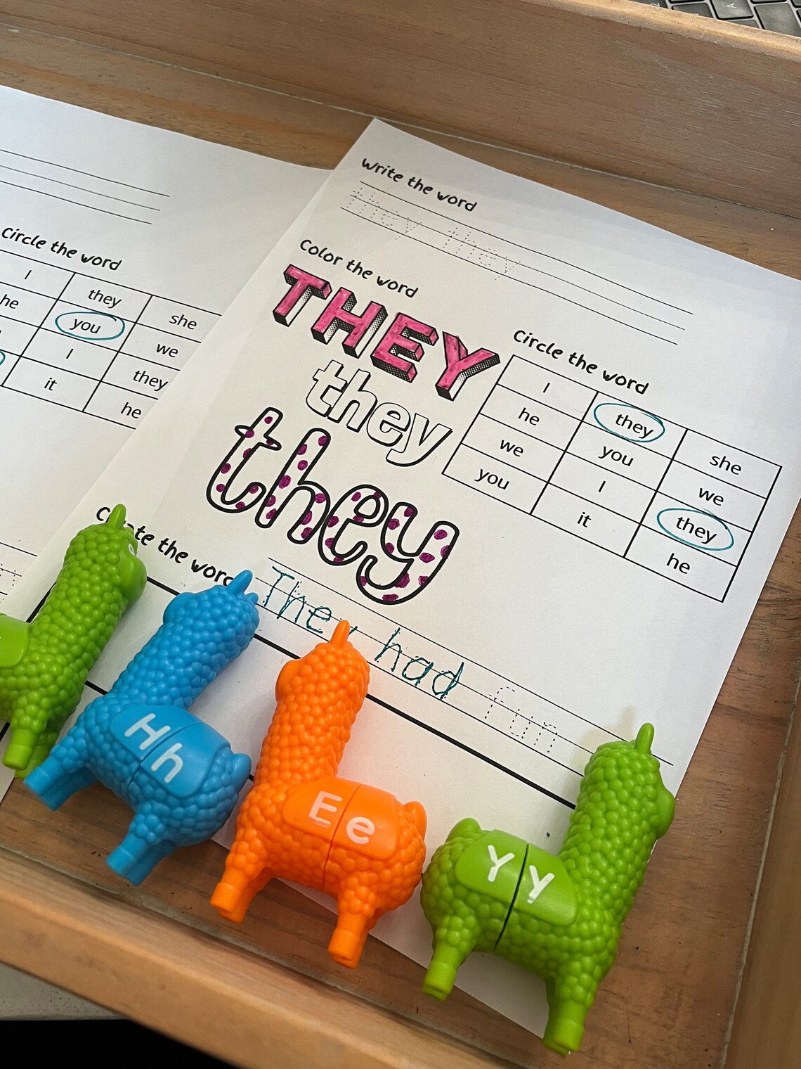 Pronouns Coloring Activity Sheets - Etsy