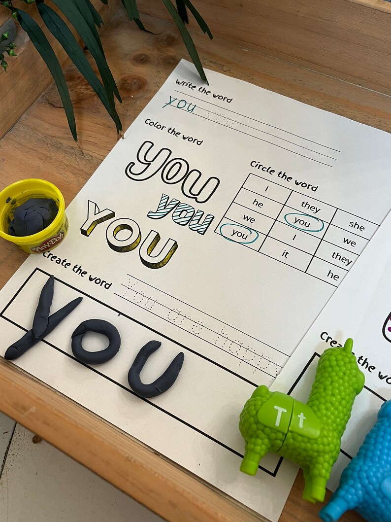 Pronouns Coloring Activity Sheets - Etsy