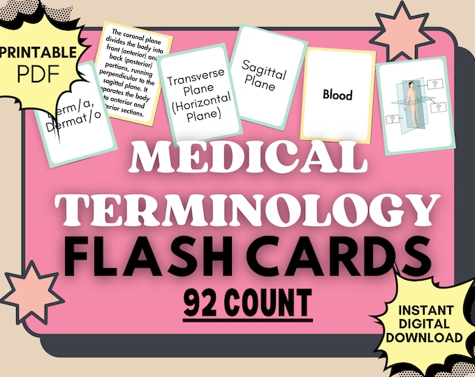 Medical Terminology Flashcards, Medical Terminology Prefixes, Suffixes ...