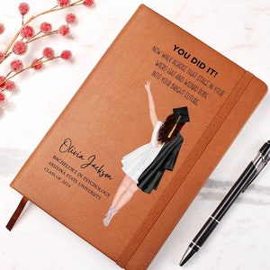 College Graduation Gift for Daughter Personalized Graduation Journal ...