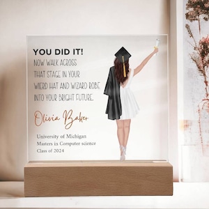Personalized Masters Graduation Gift for Daughter, College Graduation ...