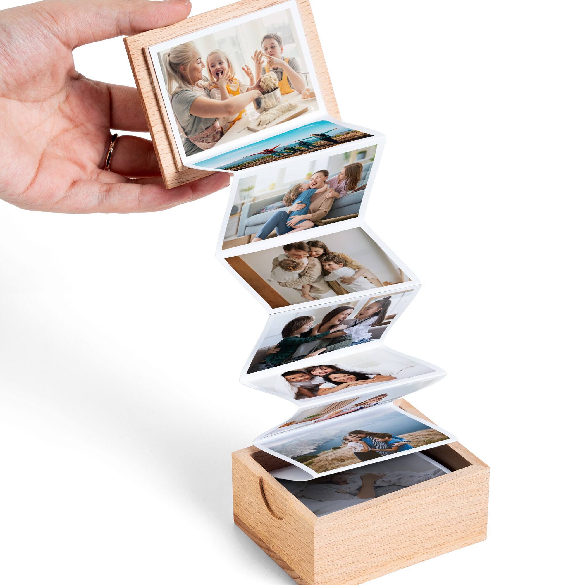 Mom Gift From Daughter Pull Out Photo Box, Mothers Day Gift for Mom ...