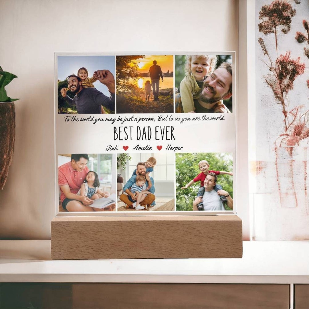 Personalized Dad Plaque, Fathers Day Gift for Dad From Daughter, Dad ...