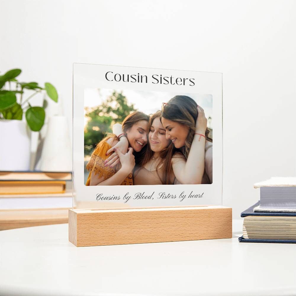 Personalized Gift for Cousin Acrylic Plaque, Cousin Birthday Gift ...