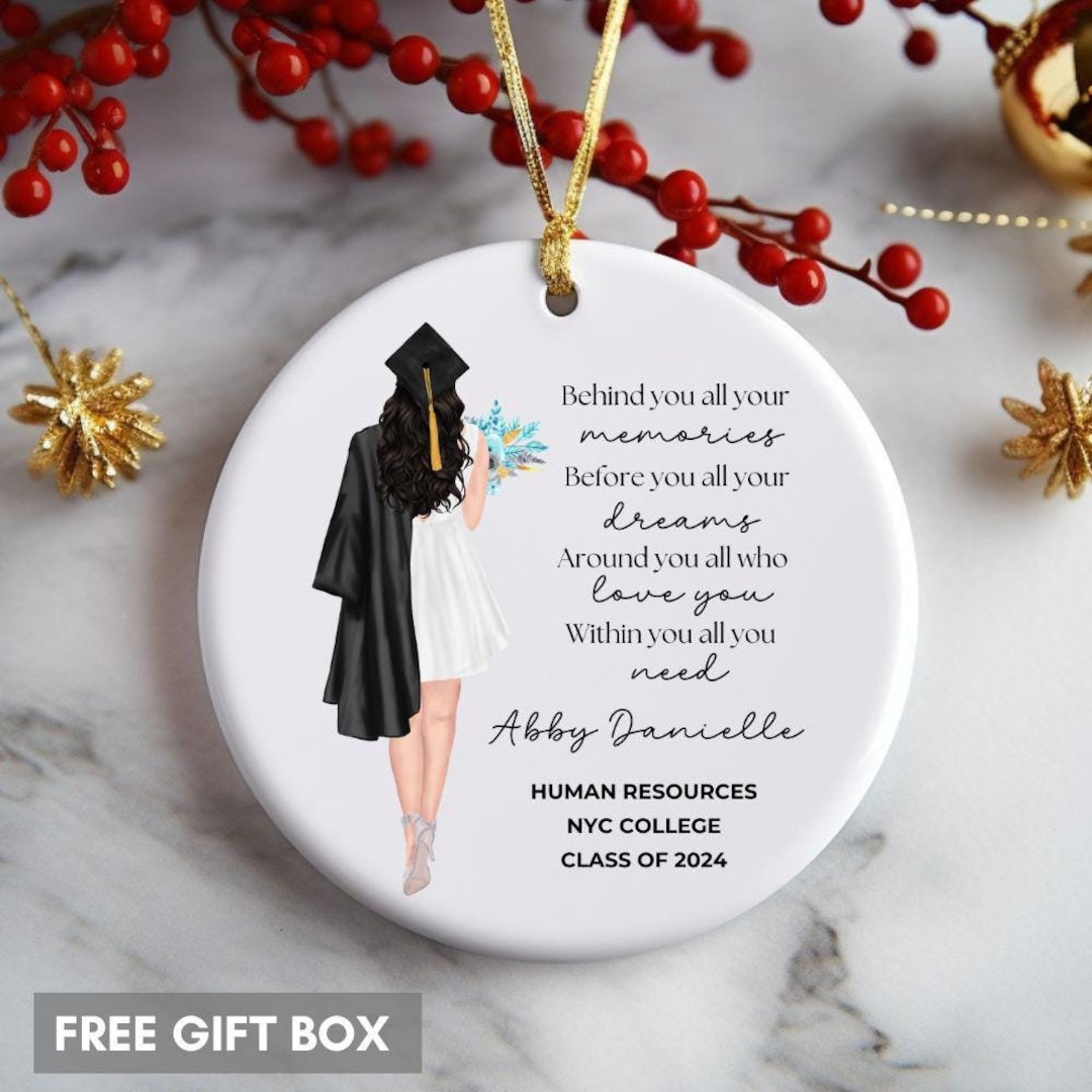 Graduation Gift for Daughter, Personalized Graduation Ornament, Grad ...