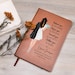 New Chapter Gift Personalized Leather Journal, Congratulations Gift ...