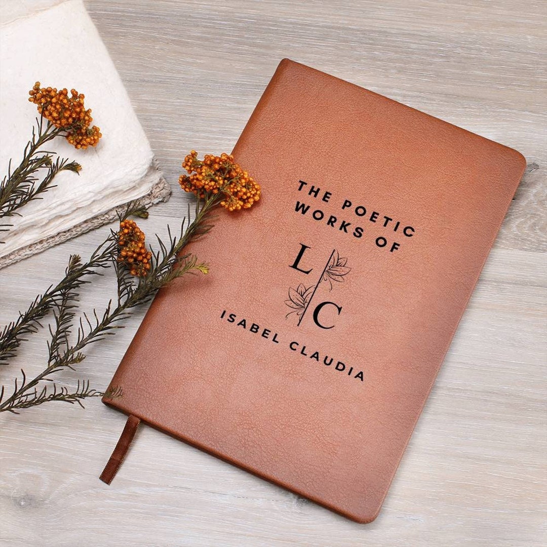 Personalized Poetry Journal, Custom Poetry Book, Personalized Notebook ...
