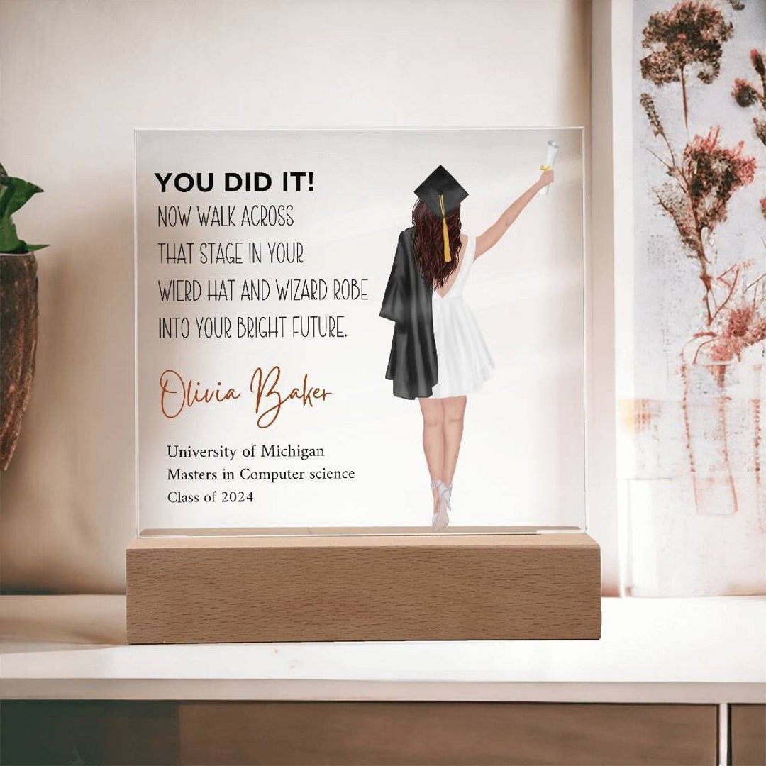 Personalized Masters Graduation Gift for Daughter, College Graduation ...