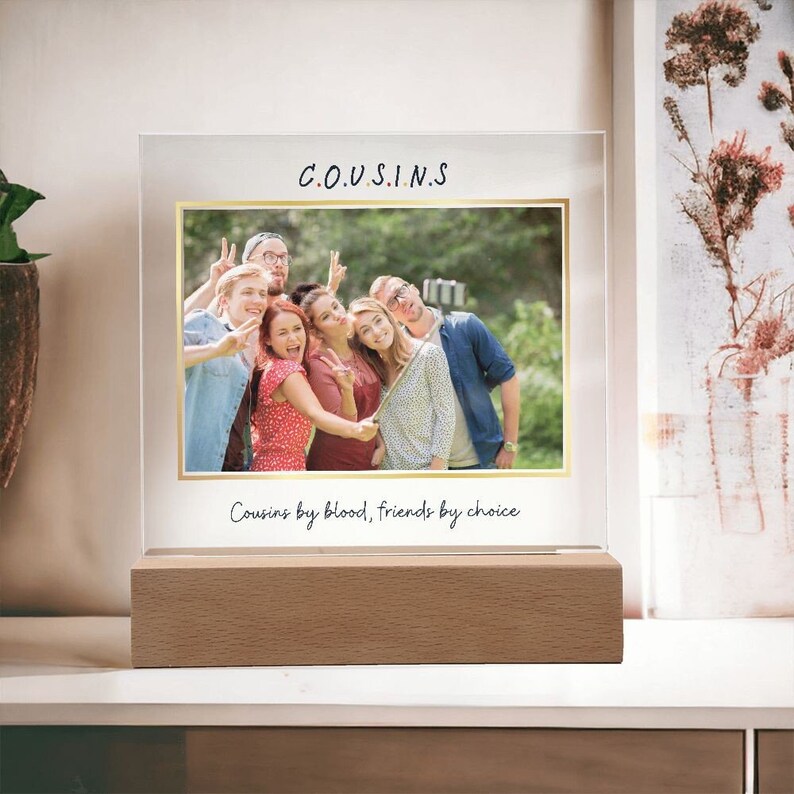 Custom Cousins Acrylic Plaque, Family Reunion Keepsakes Acrylic Picture ...