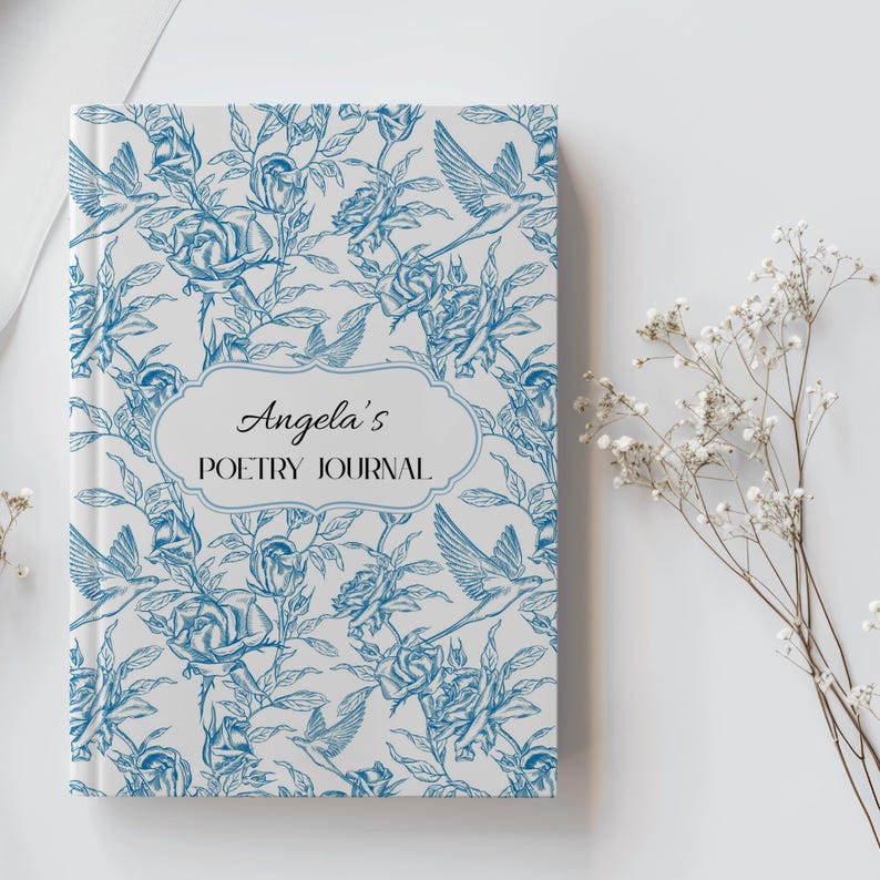 Personalized Poetry Journal, Custom Poetry Book, Personalized Notebook ...