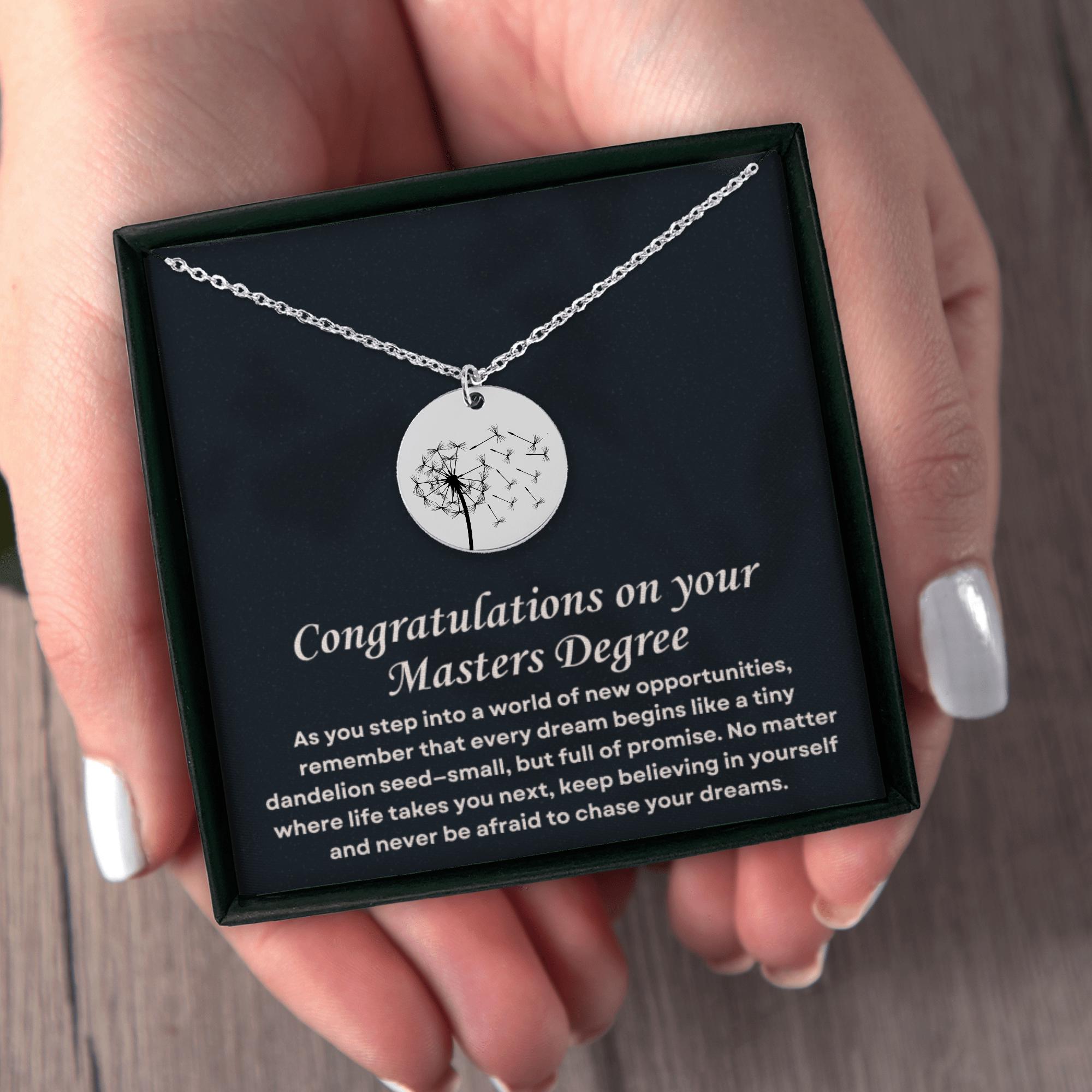 Masters Graduation Gift, Masters Degree Gift, Personalized Graduation ...