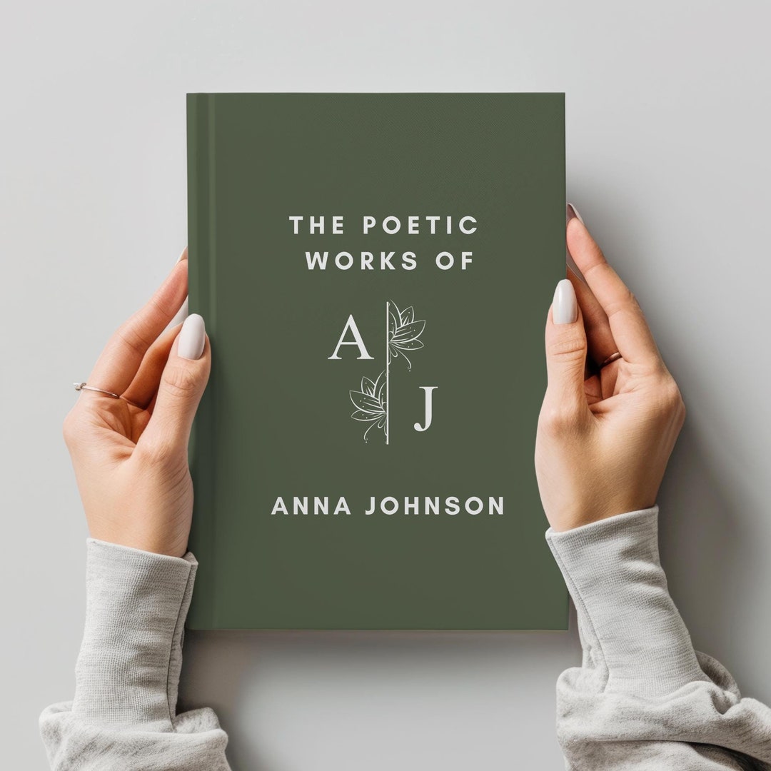 Personalized Poetry Journal, Custom Poetry Book, Personalized Notebook ...