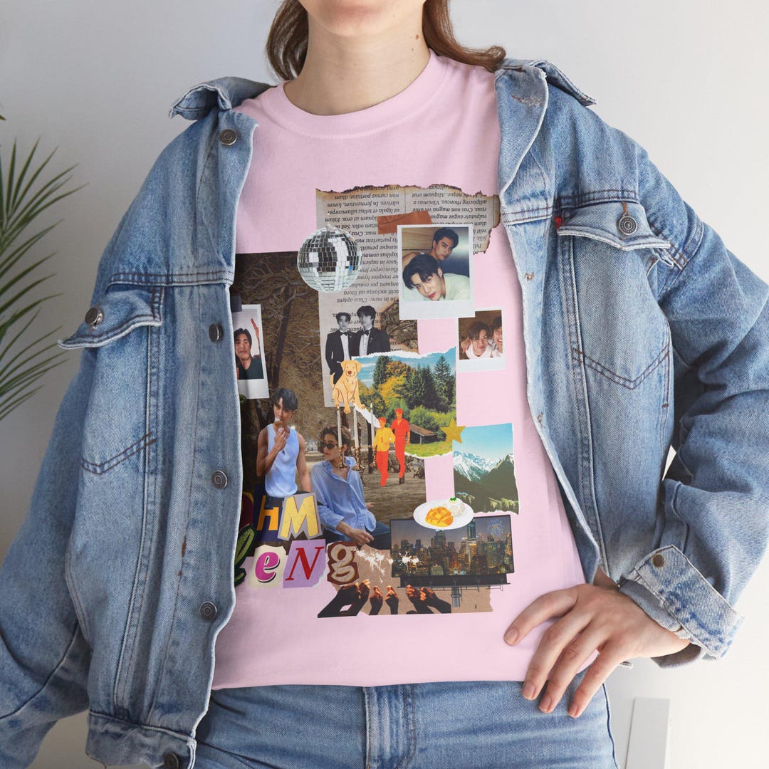 Ohmleng BL Actors T-shirt Thai Actors, BL Ship Unisex Heavy Cotton Tee ...
