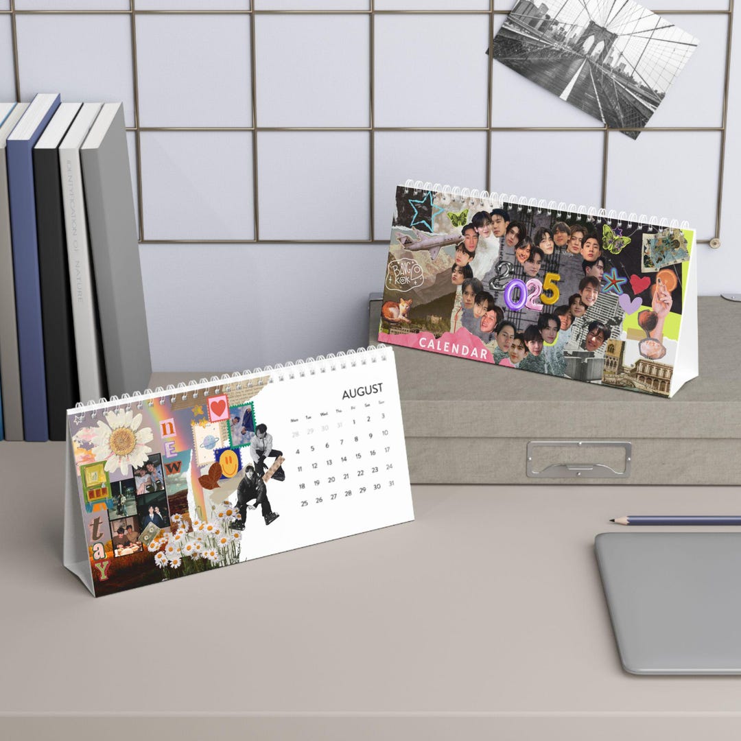 BL Desk Calendar, Thailand Actor Calendar 2025 Grid, Planner, Office ...