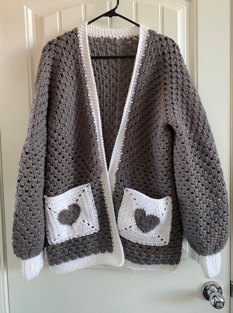 Handmade Crochet Cardigan - Etsy